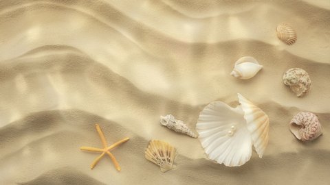 Wavy Seabed Sand Seamless Loop Animation Stock Footage Video (100% ...