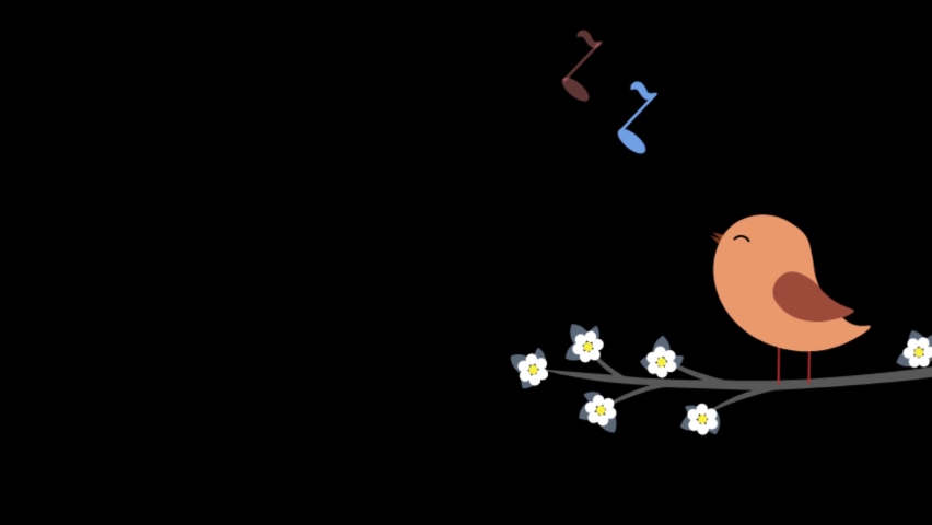 Bird Singing Animation Stock Video Footage - 4K and HD Video Clips ...