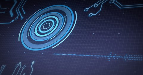 Animation Scope Scanning Processor Elements Data Stock Footage Video (100% Royalty-free ...