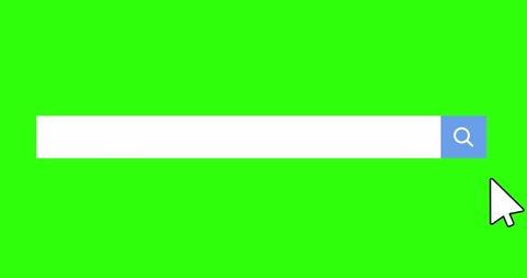 Internet Search Bar Animation Internet Search Stock Footage Video (100% ...