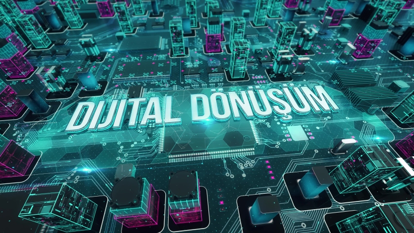 digital transformation turkish language technology concept Stock ...