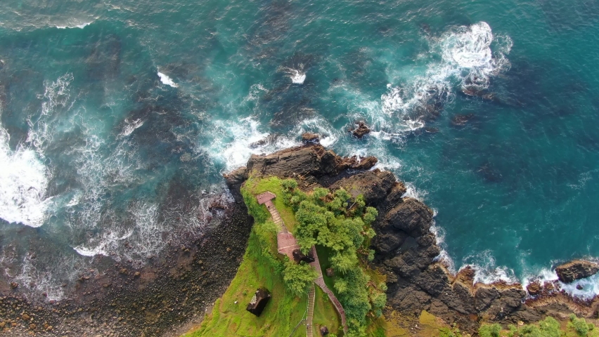 Top Down Aerial View On Viewpoint Stock Footage Video (100% Royalty ...