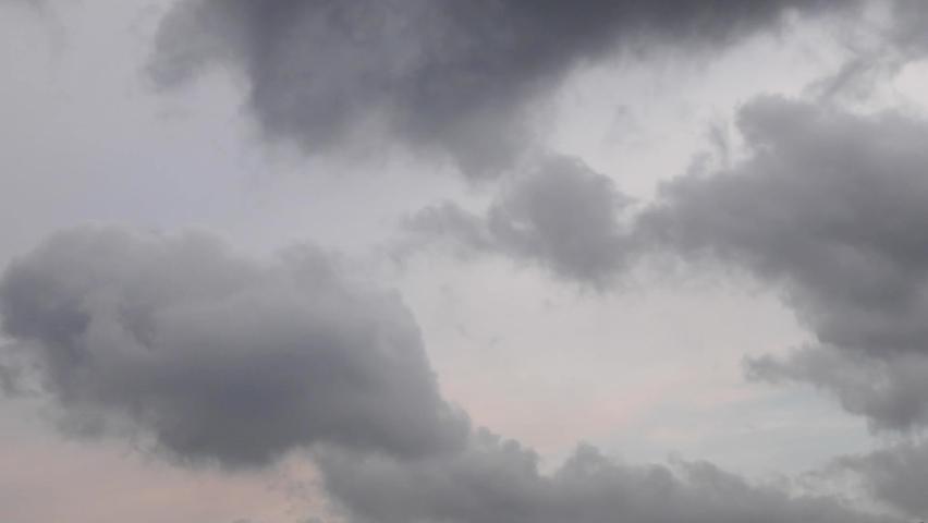 sky slow moving dark clouds before Stock Footage Video (100% Royalty ...