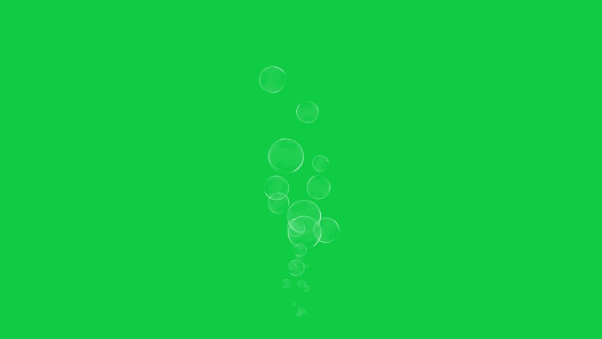 Green Screen Soap Bubbles Loop Stock Footage Video (100% Royalty-free ...