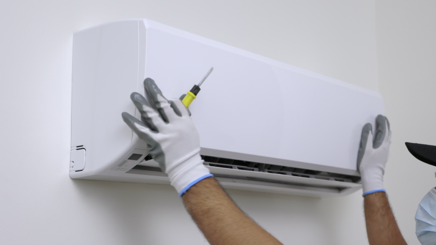 902 Checking air conditioner Stock Video Footage - 4K and HD Video ...