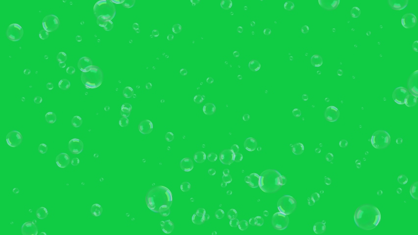 Green Screen Soap Bubbles Loop Stock Footage Video (100% Royalty-free ...