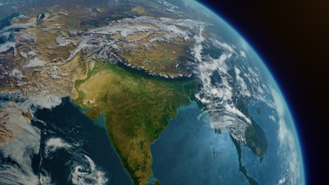 India map satellite view Stock Video Footage - 4K and HD Video Clips ...