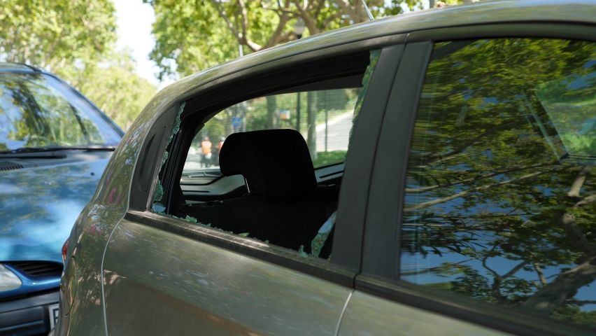 Broken glass rear door Stock Video Footage - 4K and HD Video Clips ...