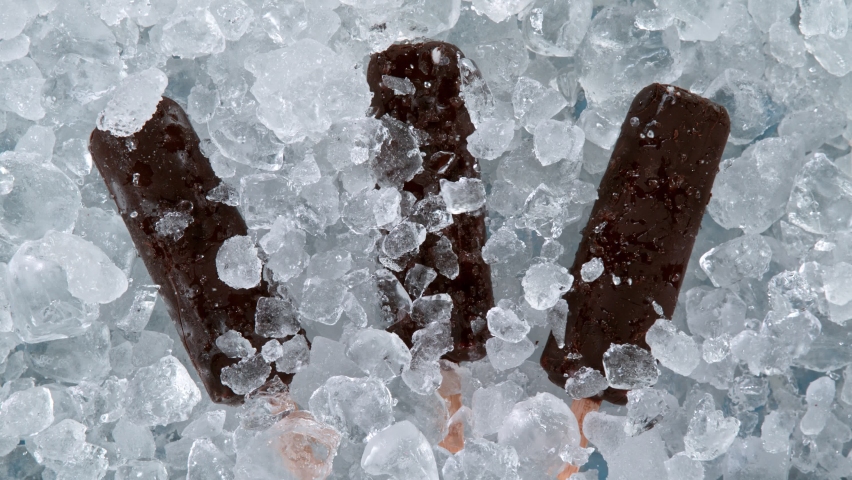 Ice Cream with Crushed Ice Stock Footage Video (100% Royalty-free ...