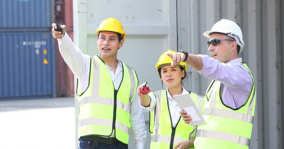 Man Officer from Customs Department Stock Footage Video (100% Royalty ...