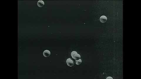 1940s Animation Splitting Atom Frederick Joliot Stock Footage Video ...
