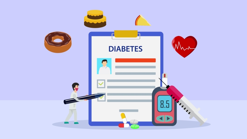 Diabetes Cartoon Stock Video Footage - 4K and HD Video Clips | Shutterstock