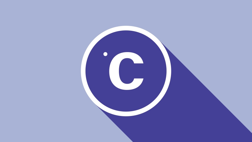 Celsius icon animation best cartoon object on white background Signs ...