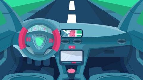 Cartoon car interior Stock Video Footage - 4K and HD Video Clips ...