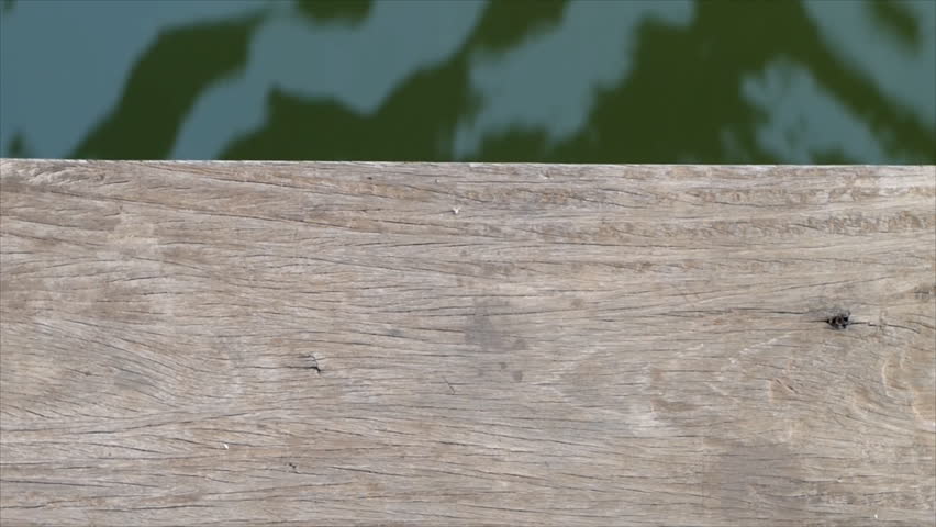 old plank over water stream Stock Footage Video (100% Royalty-free ...