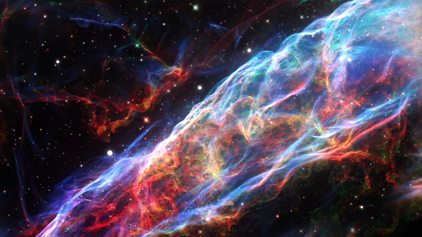 seamless loop 3d space flight flying Stock Footage Video (100% Royalty ...