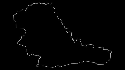 Taurage Lithuania County Map Outline Animation Stock Footage Video (100 ...