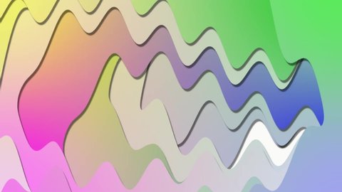 Video Gradients Flow Shapes Beautiful Rhythms Stock Footage Video (100% ...