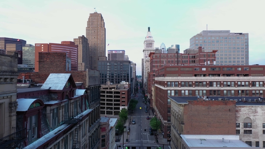 Cincinnati Skyline At Night Stock Video Footage - 4K and HD Video Clips ...