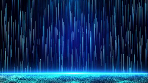 4k Stage Light Shining Blue Studio Stock Footage Video (100% Royalty ...