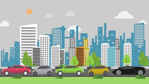 Traffic jam cartoon Stock Video Footage - 4K and HD Video Clips ...
