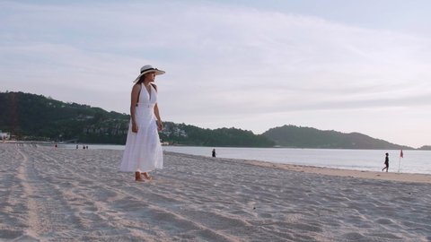 4k Slow Motion Beautiful Women Wear Stock Footage Video (100% Royalty ...