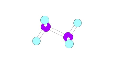 Realistic 3d View Diphosphorus Tetrafluoride Seamless Stock Footage ...