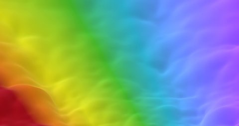 Iridescent Abstract Clouds Sunbow 3d Fog Stock Footage Video (100% ...