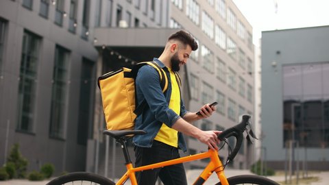 Delivery guy on bike Stock Video Footage - 4K and HD Video Clips ...