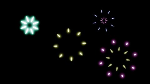 2d animation fireworks Stock Video Footage - 4K and HD Video Clips ...