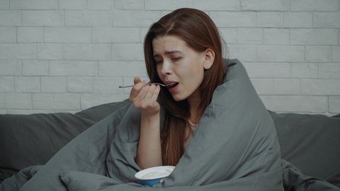 Sad eating ice cream Stock Video Footage - 4K and HD Video Clips ...