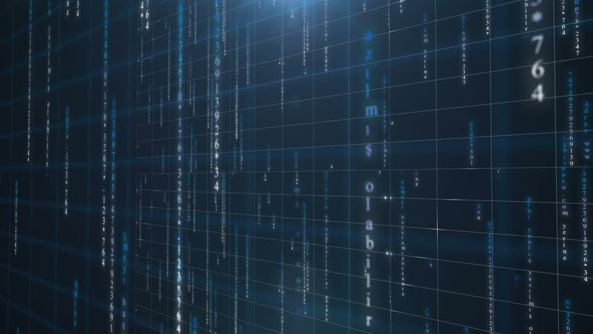 digital data background 4k line together Stock Footage Video (100% ...