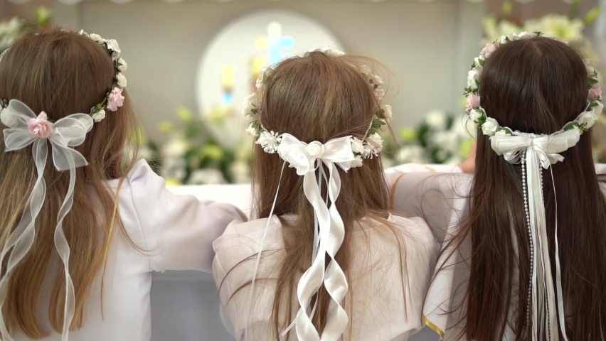 15 First holy communion flowers Stock Video Footage - 4K and HD Video ...