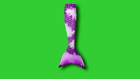 Moving Mermaid Tail Green Screen Pack Stock Footage Video (100% Royalty ...
