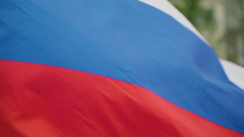 Many Flags of Russia Flutter Stock Footage Video (100% Royalty-free ...