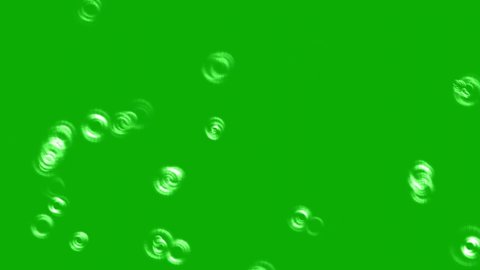 Water Ripples Motion Graphics Green Screen Stock Footage Video (100% ...