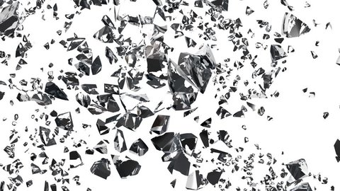 Abstract Shatter Particles Random Flying Dark Stock Vector (Royalty ...