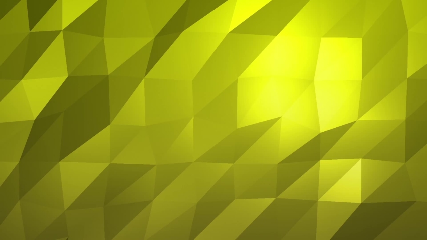 Yellow Low Poly Abstract Background Stock Footage Video (100% Royalty ...