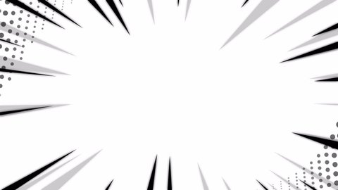 Comic Line Effect White Background Halftone Stock Footage Video (100% ...