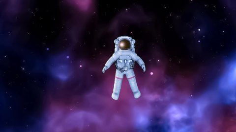 Astronaut Falling On Space 4k Stock Footage Video (100% Royalty-free ...