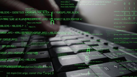 Creative Visual Computer Programming Coding Software Stock Footage ...