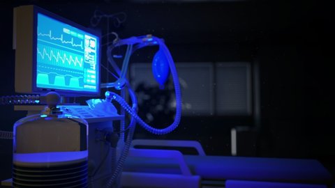 Healthcare 3d Animation Icu Lungs Ventilator Stock Footage Video (100% ...