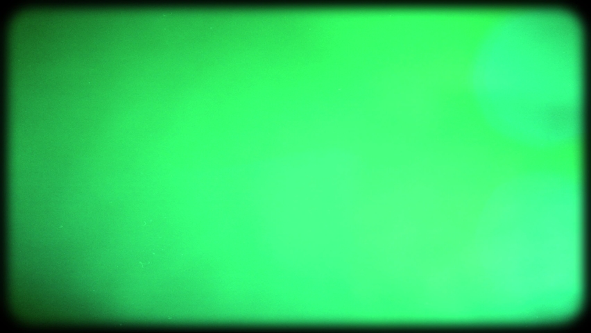 green screen light on crt ideal Stock Footage Video (100% Royalty-free ...
