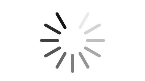 Loading Circle On White Screen Dots Stock Footage Video (100% Royalty ...
