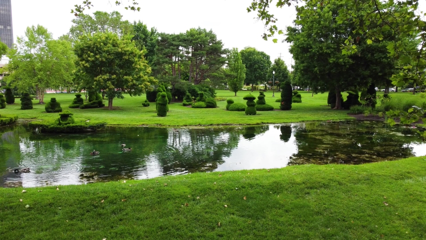 topiary park columbus ohio's officially garden Stock Footage Video (100 ...