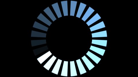 Loading Spinner Accelerating Spin Loader Stock Footage Video (100% ...