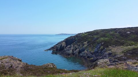 Peaceful Amlwch Anglesey North Wales Rugged Stock Footage Video (100% ...