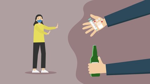 340 Drug addiction cartoon Stock Video Footage - 4K and HD Video Clips ...