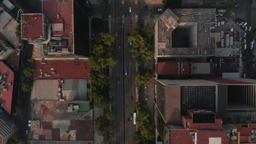 Aerial Birds Eye Overhead Top Stock Footage Video (100% Royalty-free ...