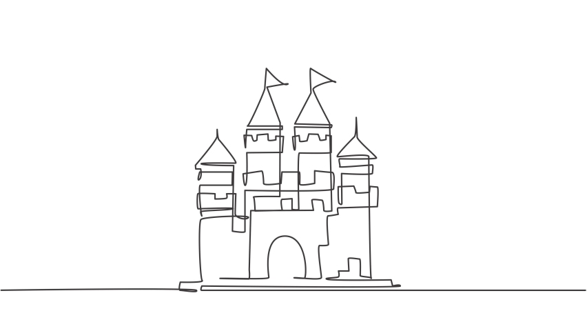 Palace Line Drawing Stock Video Footage - 4K and HD Video Clips ...